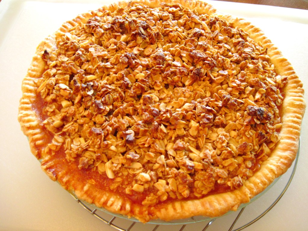 Crunchy-Top Peach Pie | In the kitchen with Kath