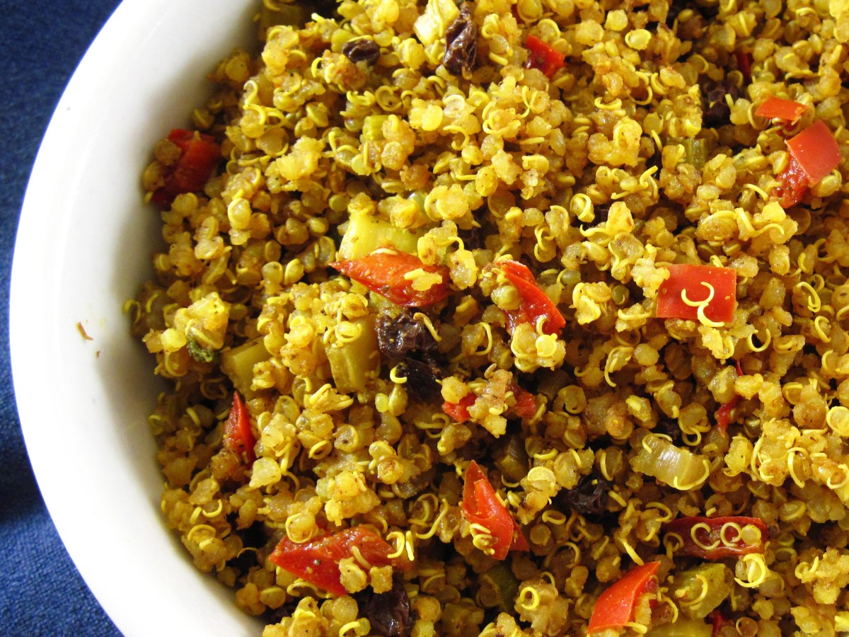 Indian Spiced Quinoa | In the kitchen with Kath