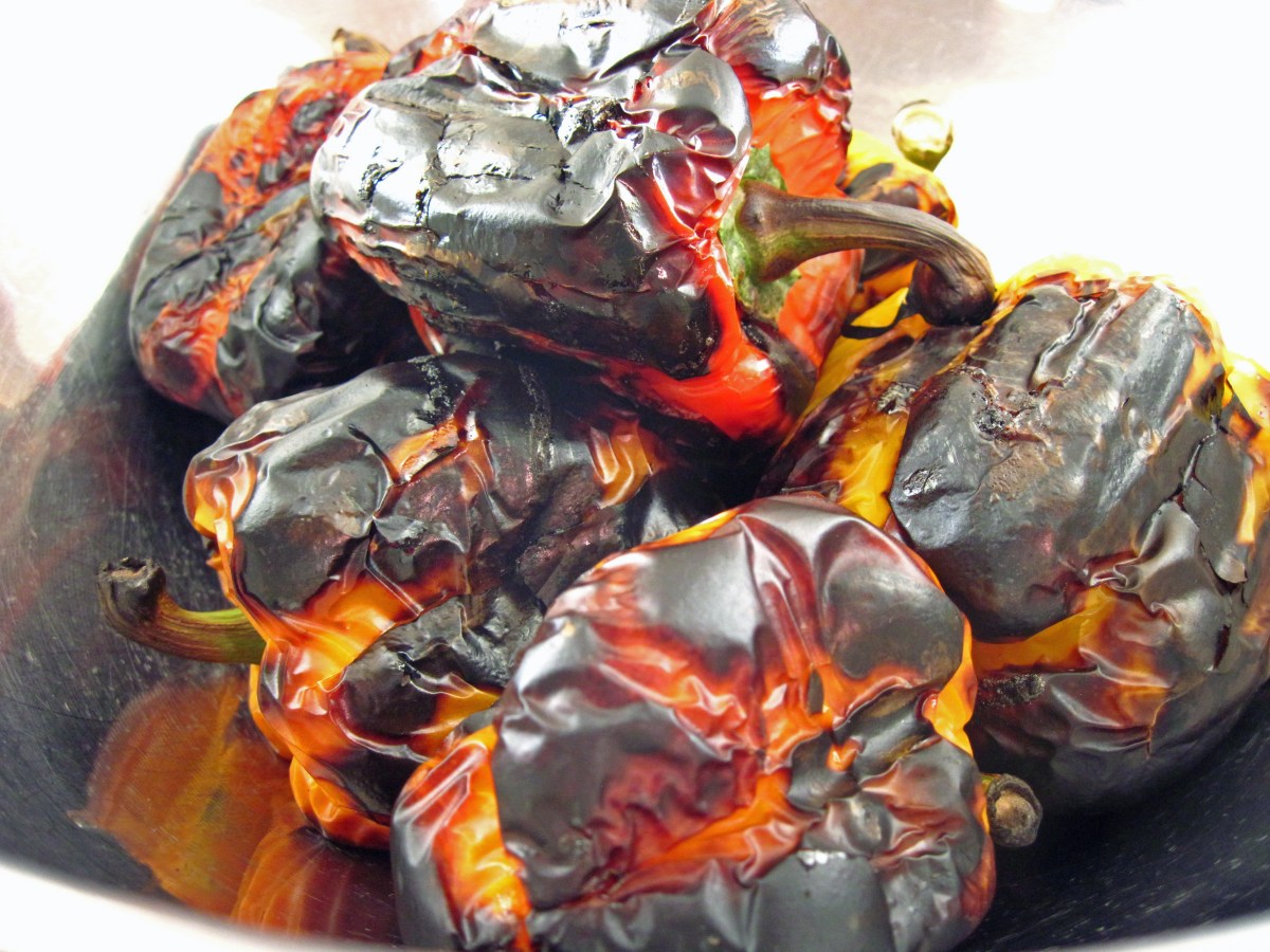 Roasted Bell Peppers | In the kitchen with Kath