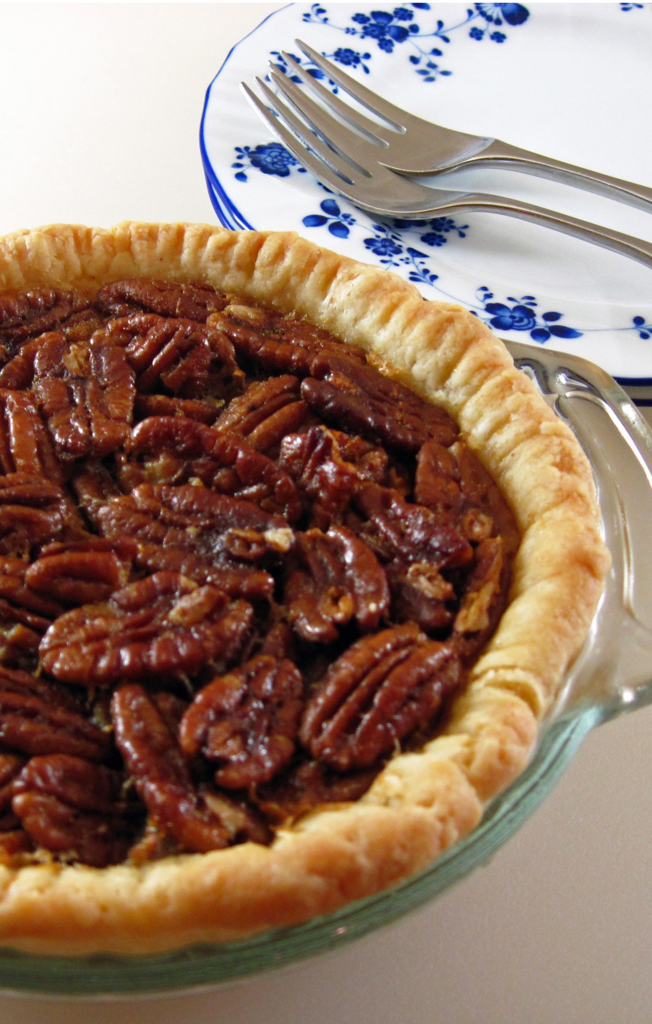 Pecan Pie for Two in honor of Pi Day | In the kitchen with Kath