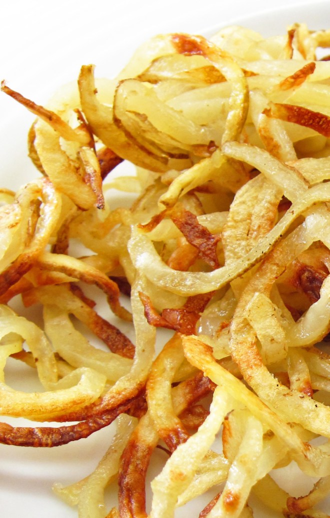 Oven Fried Curly Fries | In the kitchen with Kath