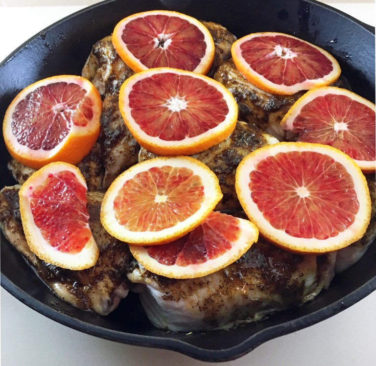Pan-Roasted Blood Orange Chicken | In the kitchen with Kath